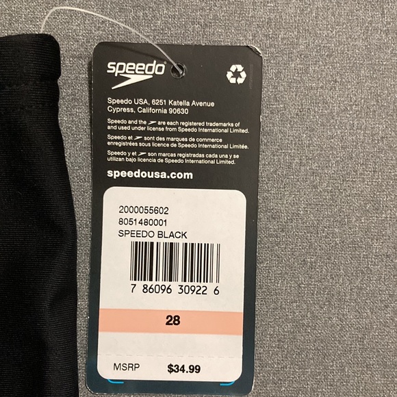 Speedo | Swim | Speedo Pro Lt Size 28 Swim Black Trunks Made In Sri ...